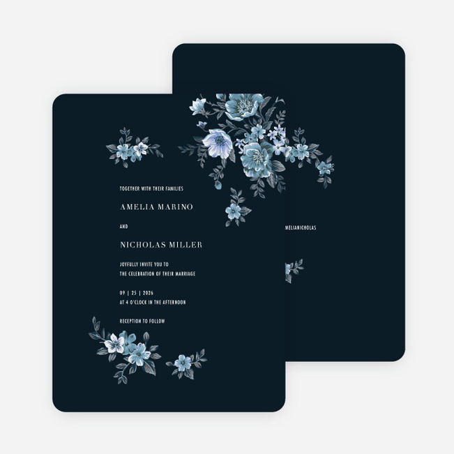 Love At Midnight Wedding Invitations | Paper Culture