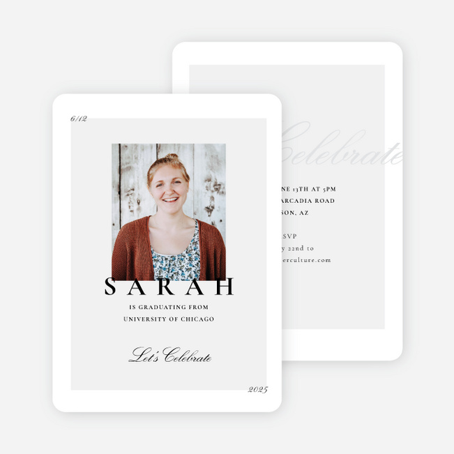 Elegant Celebrations Graduation Announcements & Invitations | Paper Culture