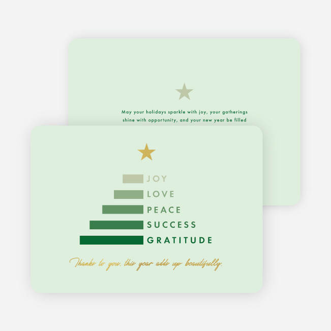 Foil Growth Mode Corporate Holiday Cards & Corporate Christmas Cards ...