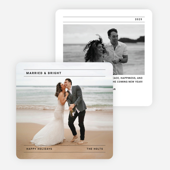 Minimally Titled Holiday Cards and Invitations | Paper Culture